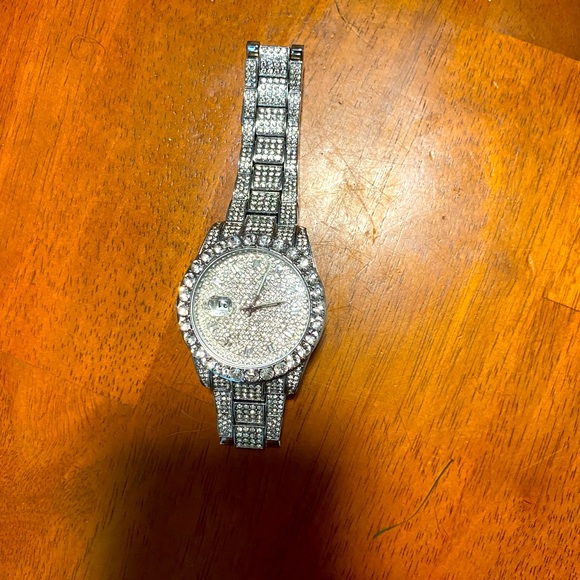 Accessories | Iced Out Diamond Watch | Poshmark